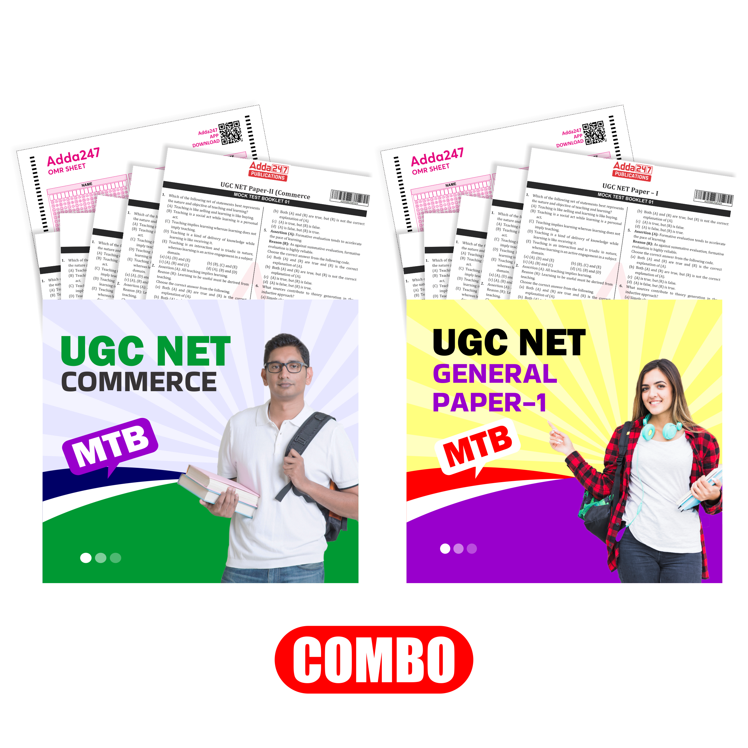 Set 0f 2 NTA UGC NET/JRF/SET Paper 1 Teaching and Research Aptitude & – Adda247 Store